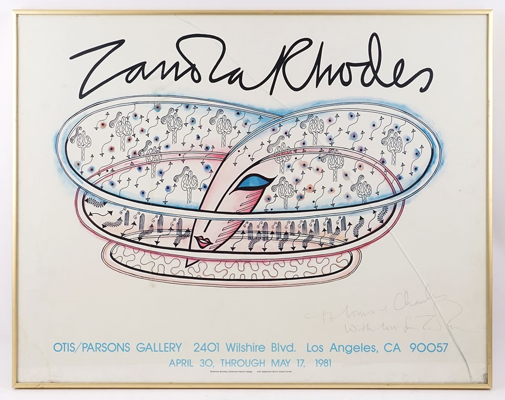 Zandra Rhodes | Zandra Rhodes Otis/Parsons Gallery | MutualArt