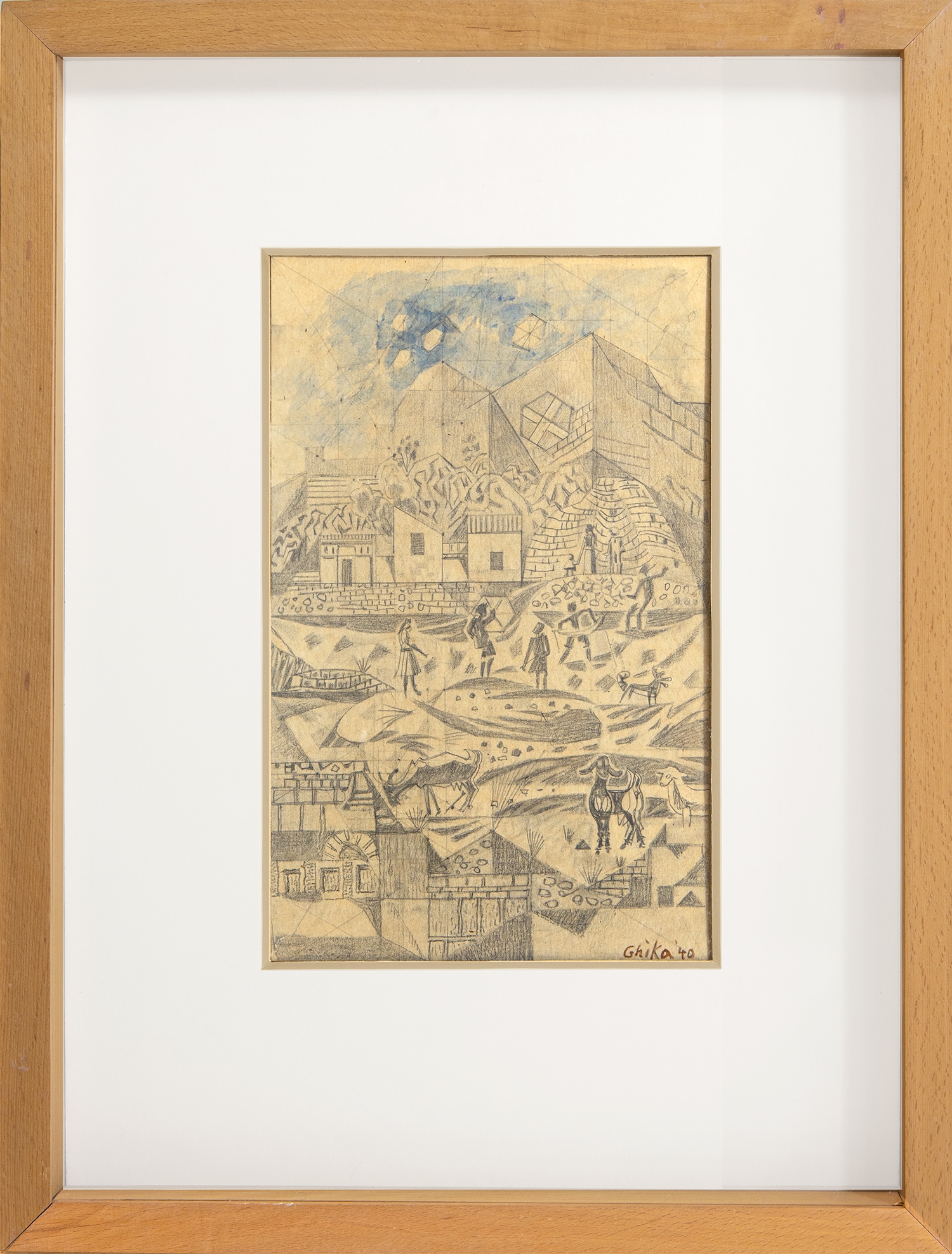 Nikos Hadjikyriakos-Ghika | Kites in Athens (1940) | MutualArt