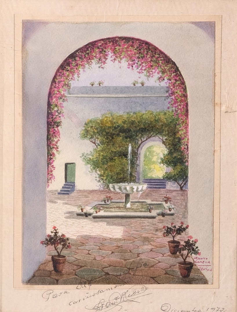 Francisco Rebollo Gamella | La fuente del patio | MutualArt