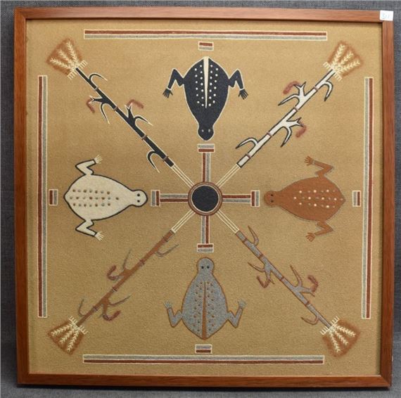 Greg Stephan | NAVAJO INDIAN SAND PAINTING (1980s) | MutualArt
