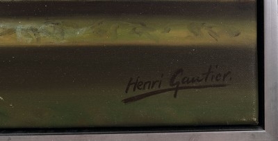 Henri Gautier | Still life with Chinese vessels in a photo-realistic ...