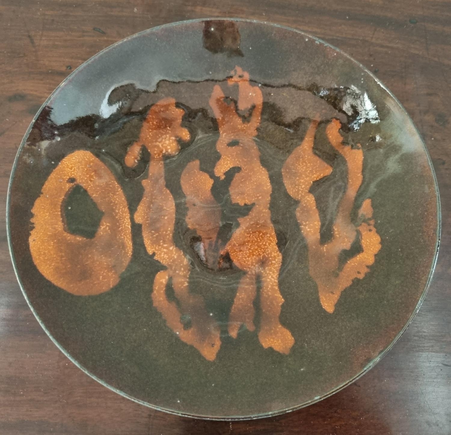 Pádraig Ó Mathúna | A Bronze and Enamel Plate by Pádraig Ó Mathúna with ...