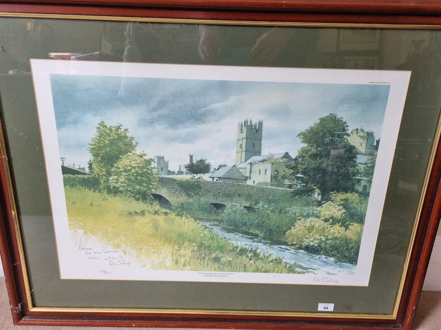 Peter Curling | 'Fethard from below Watergate bridge' (1955) | MutualArt