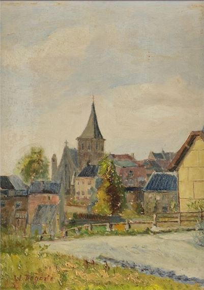 Wilhelm Degode | Dorfansicht | MutualArt