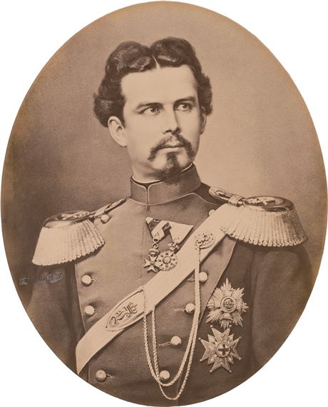 Franz Seraph Hanfstaengl | Large-format portrait of King Ludwig II of ...