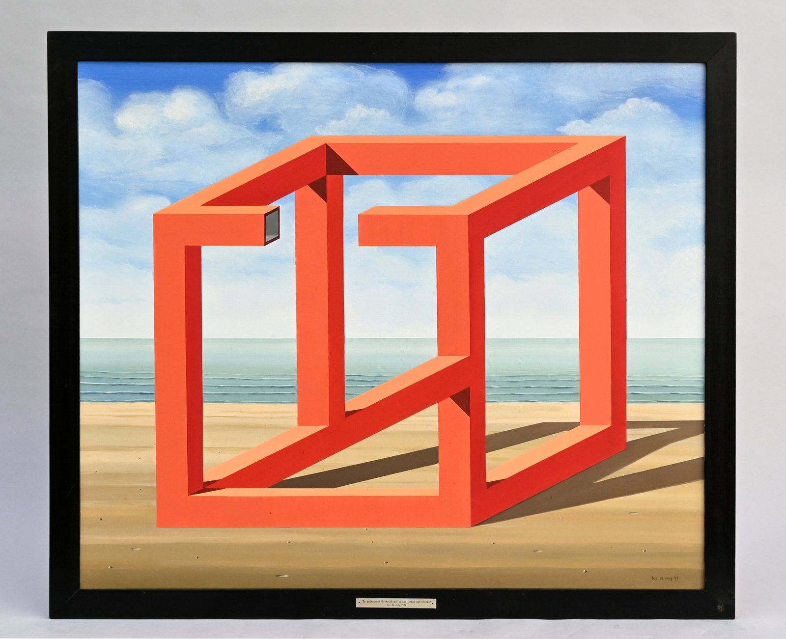 Jos De Mey | De gedroomde Werkelijkheid op het Strand van Knokke (1977 ...