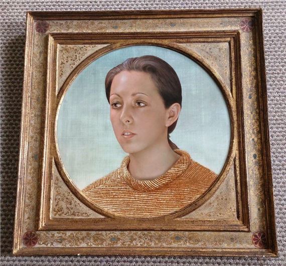 John Ralph Merton | Portrait of Mrs Linzi Smart | MutualArt