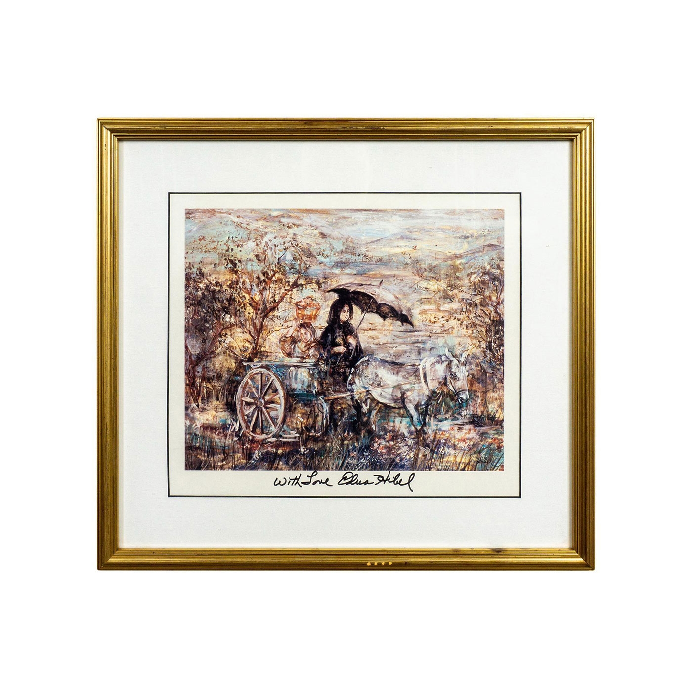 Edna Hibel | Portuguese Woman With A Donkey Cart | MutualArt