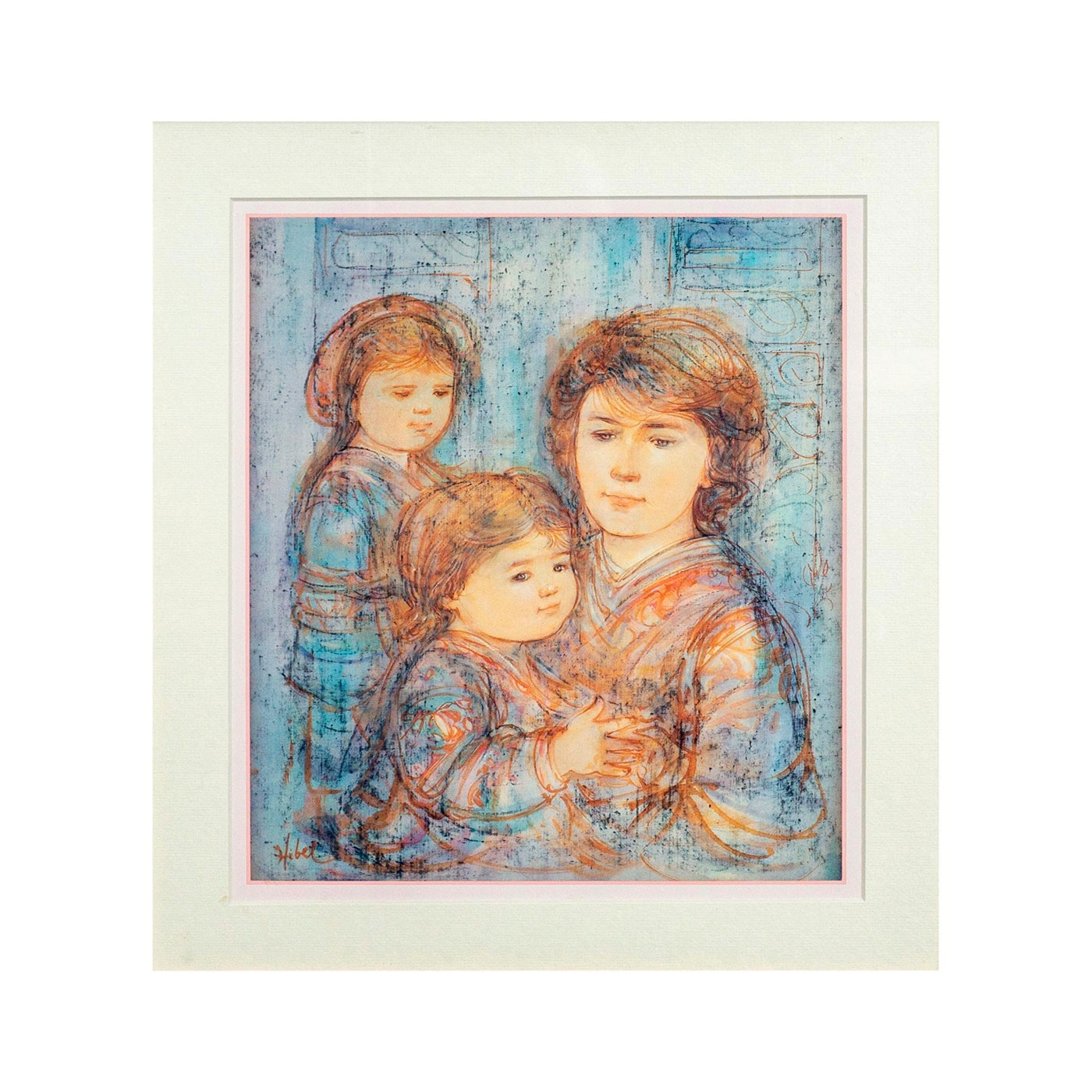 Edna Hibel | Alexis And Her Children | MutualArt