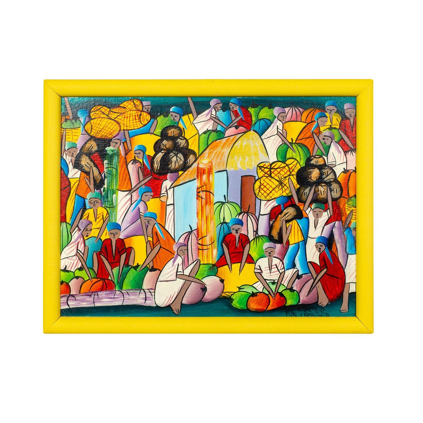 Laurent Casimir | Laurent Casimir (Haitian, 1928-1990) Acrylic On ...
