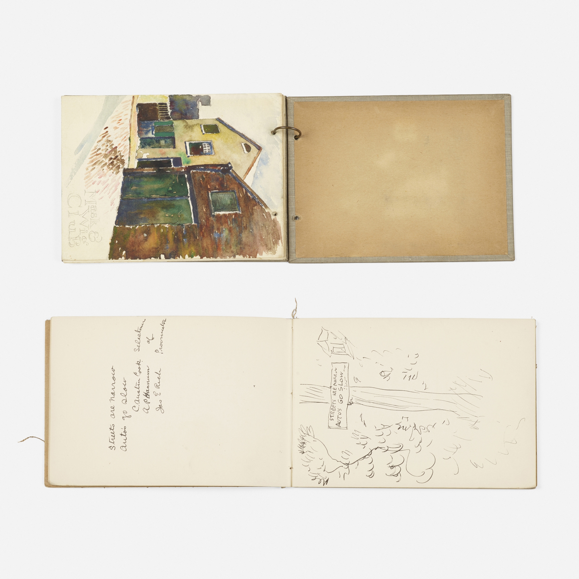 Edward Penfield | Sketchbooks, set of two | MutualArt