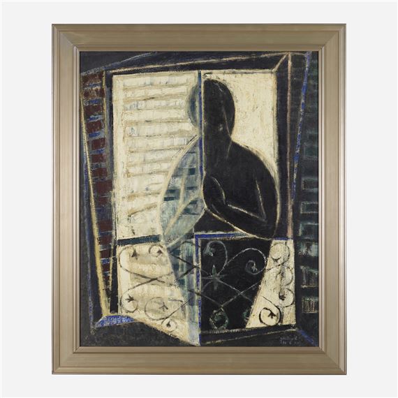 Jun Dobashi | La Prière au Balcon (1954) | MutualArt