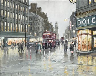 Steven Scholes | Market Street Manchester 1962 (1962) | MutualArt