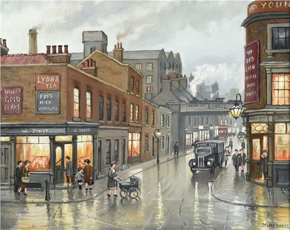 Steven Scholes | Watling Street, London 1888 | MutualArt