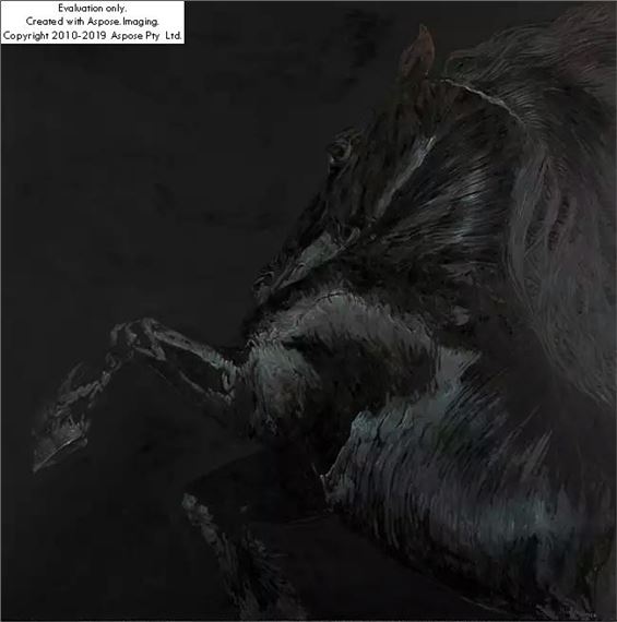 Huw Williams | Black stallion (1968) | MutualArt