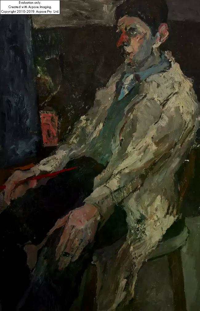 David Inshaw | Portrait of Chris Orr (1943) | MutualArt