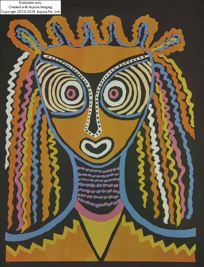 Pacita Abad | Self-Portrait, (1985) | MutualArt