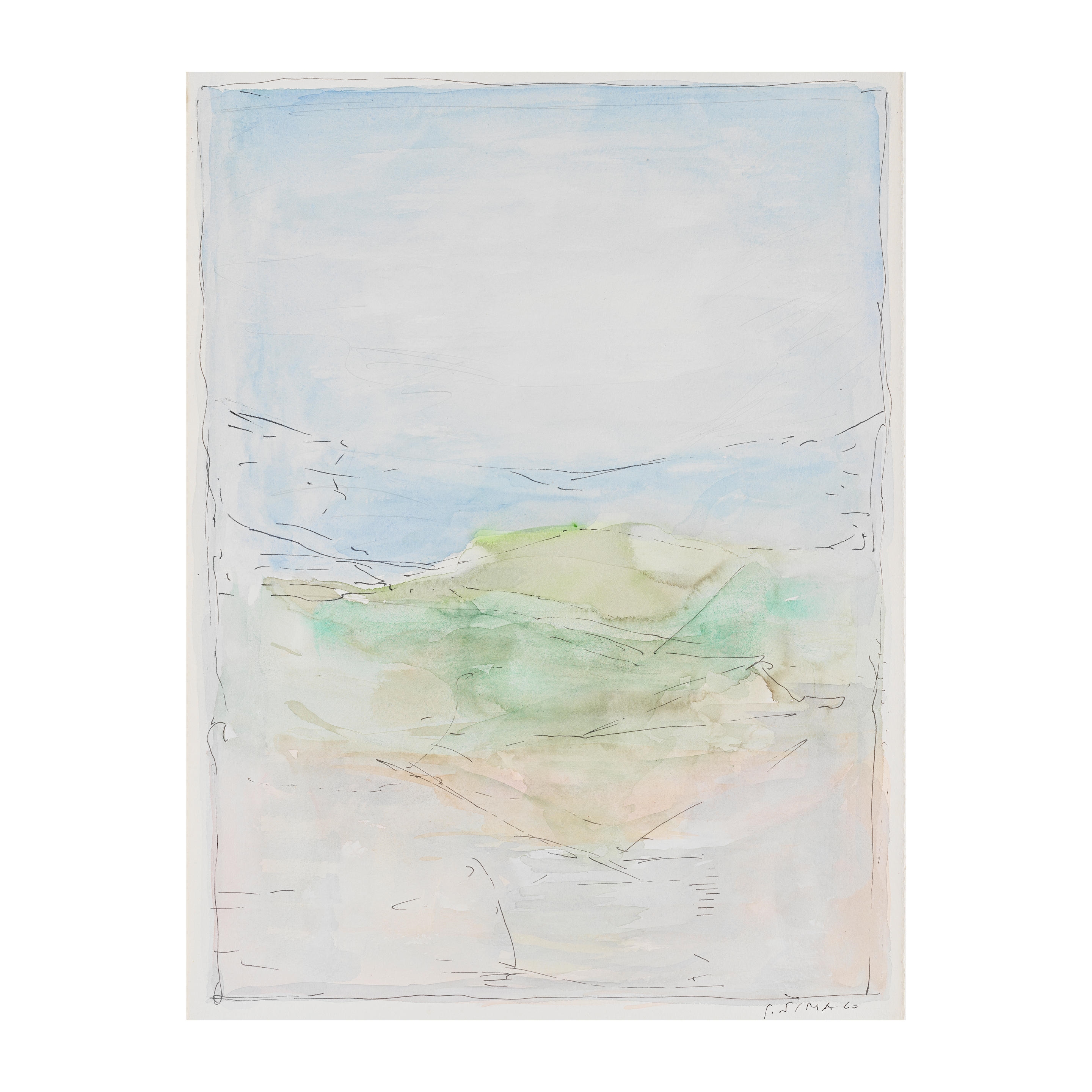 Josef Sima | Sans titre 1960 | MutualArt
