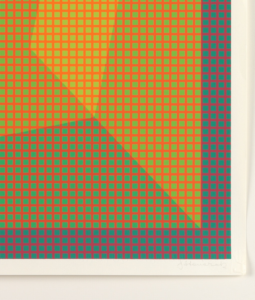 Julian Stanczak | Bold Fold 1971 (1971) | MutualArt