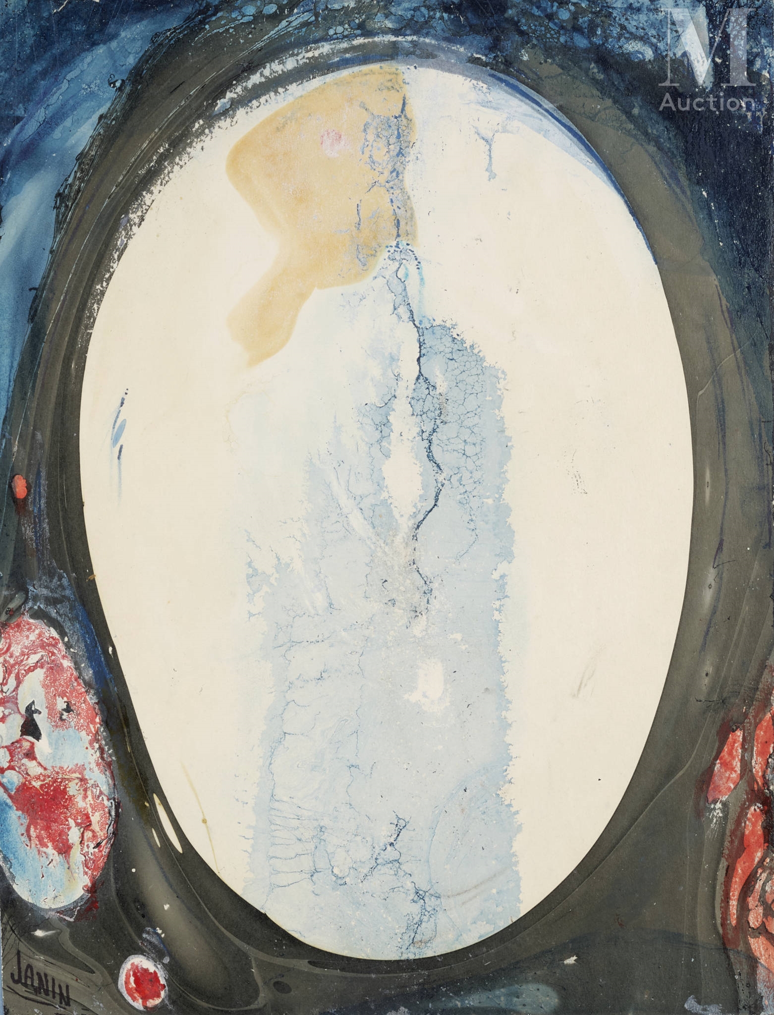 Louise Janin | Cosmogramme Flamme bleue | MutualArt