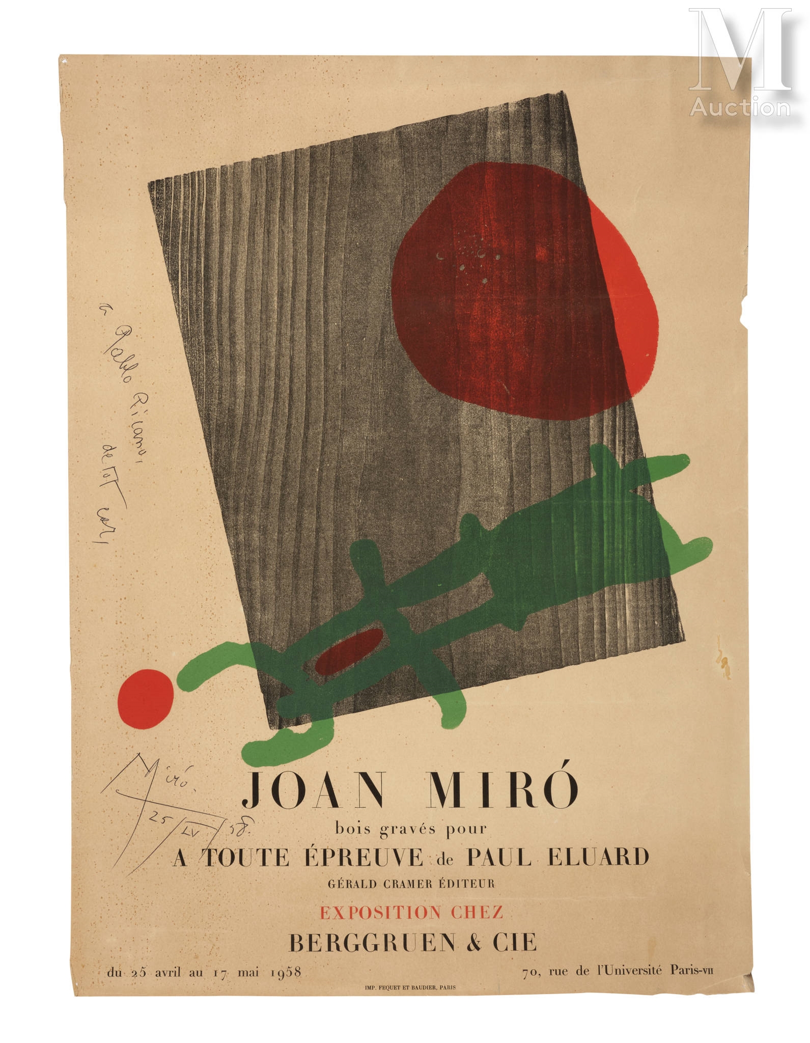 Joan Miró | Affiche d'exposition (58) | MutualArt
