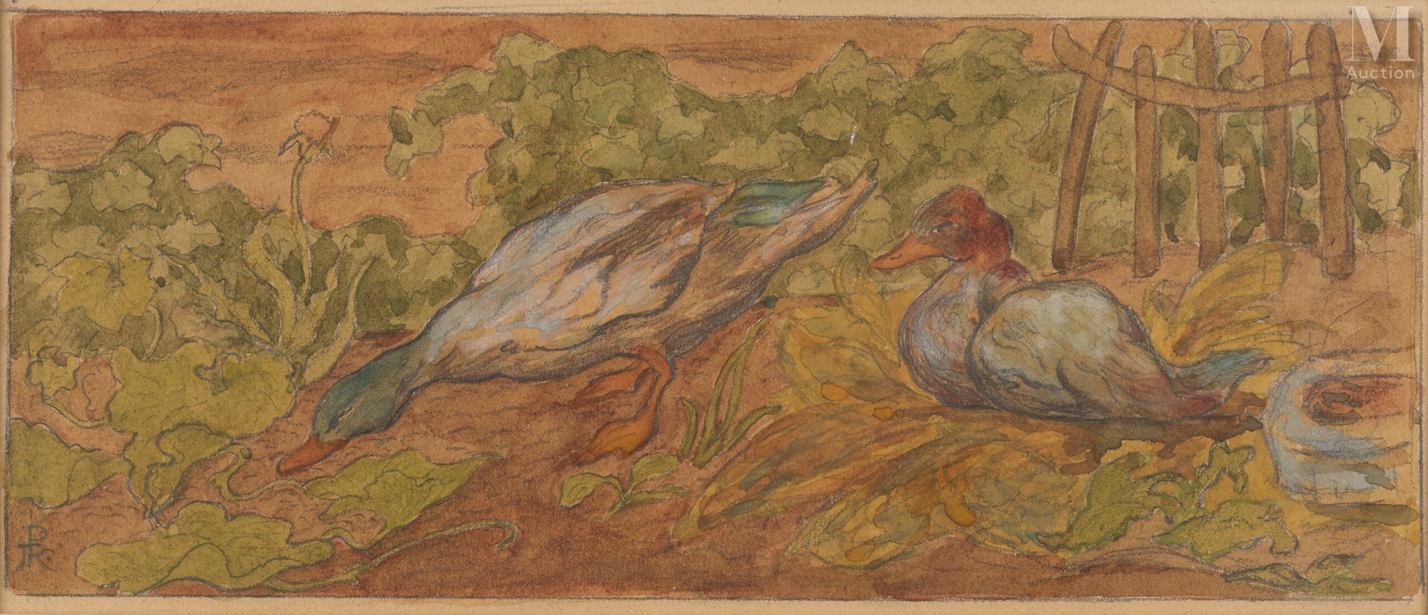 Paul Élie Ranson | Les canards | MutualArt