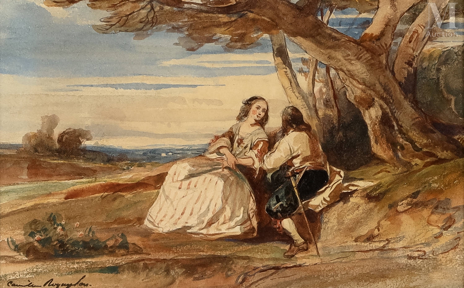 Camille Joseph Etienne Roqueplan | La déclaration | MutualArt