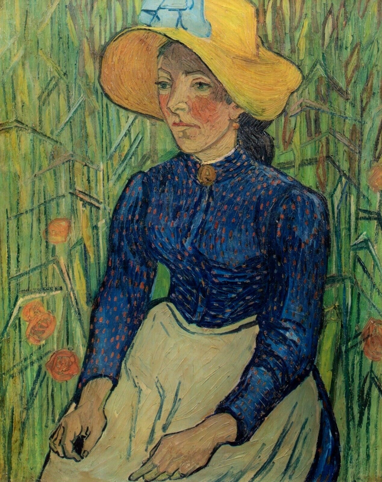 Vincent Van Gogh | Portrait of Baby Marcelle Roulin | MutualArt