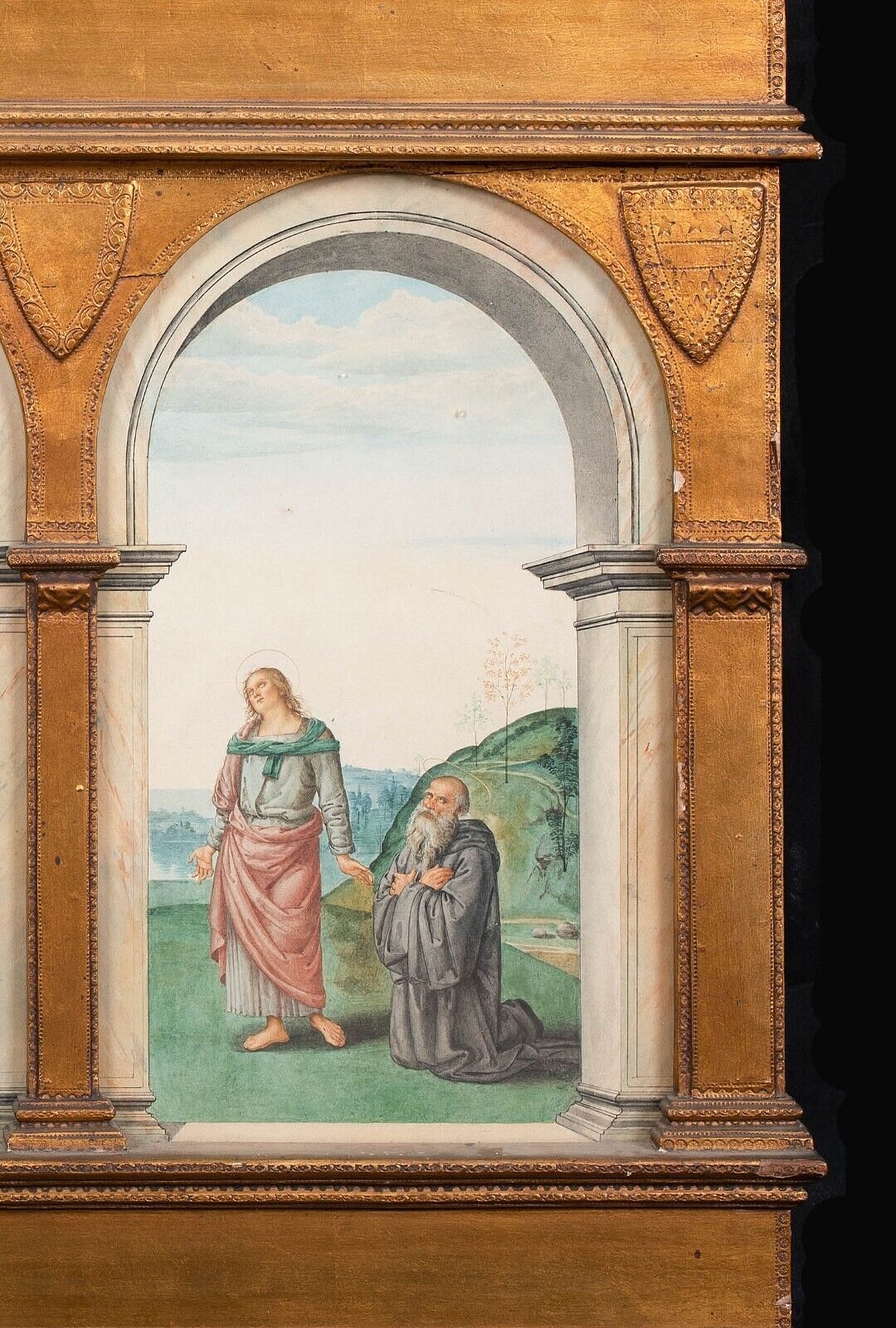 Umbrian School, 17th Century | TRIPTYCH JESUS CRUCIFIXION (17th Century ...