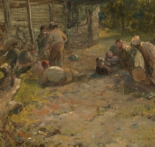 James Hill | THE LOGGERS REST (19th Century) | MutualArt