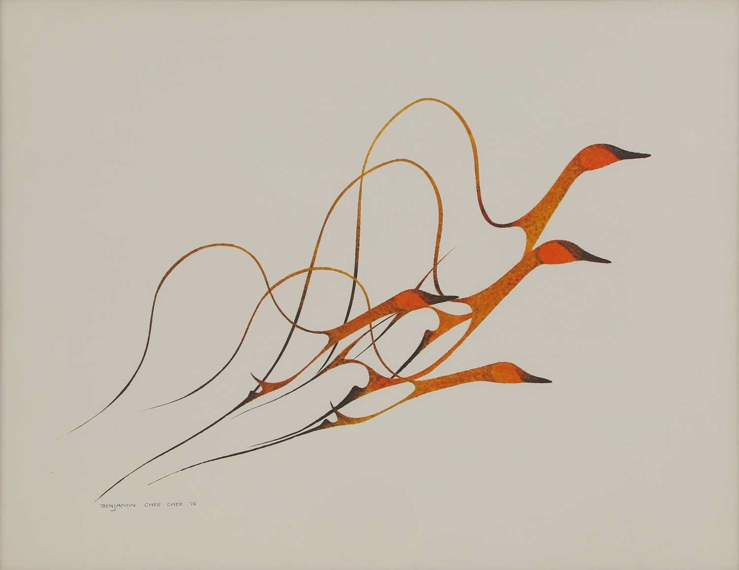 Benjamin Chee Chee | Spring Flight' (1944) | MutualArt