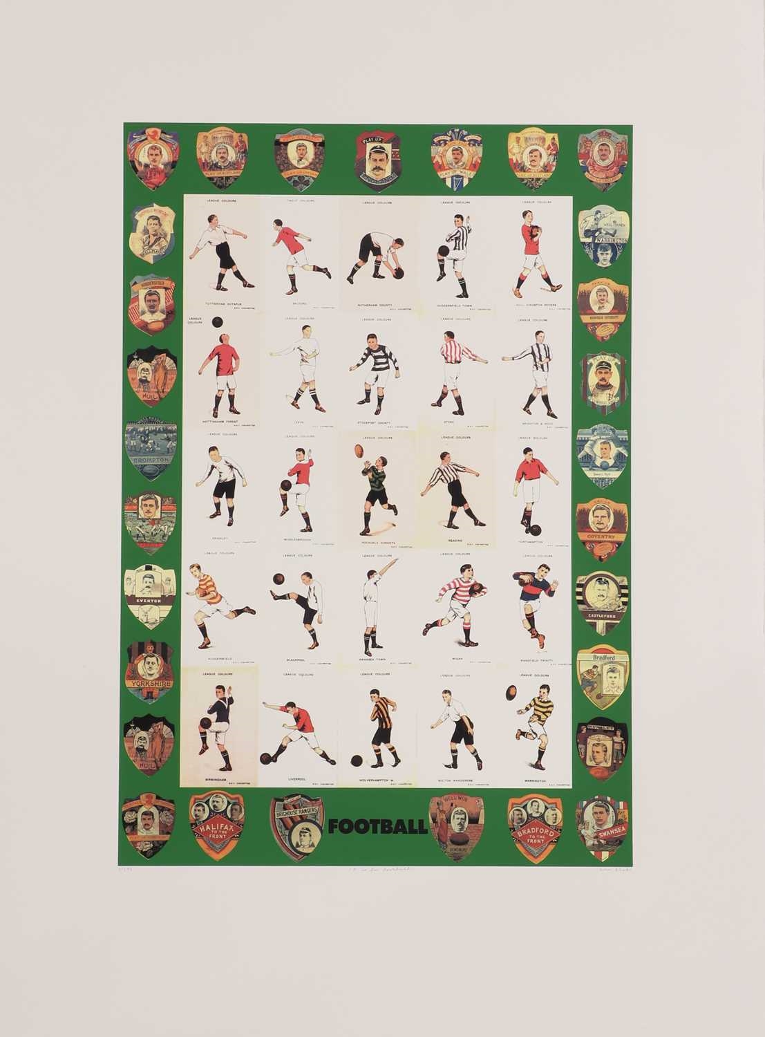 Peter Blake | F is for Football' (1991) | MutualArt