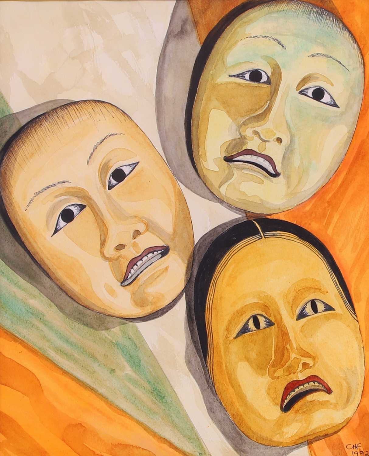 Carolyn Hubbard-ford | Chinese opera masks (1992) | MutualArt