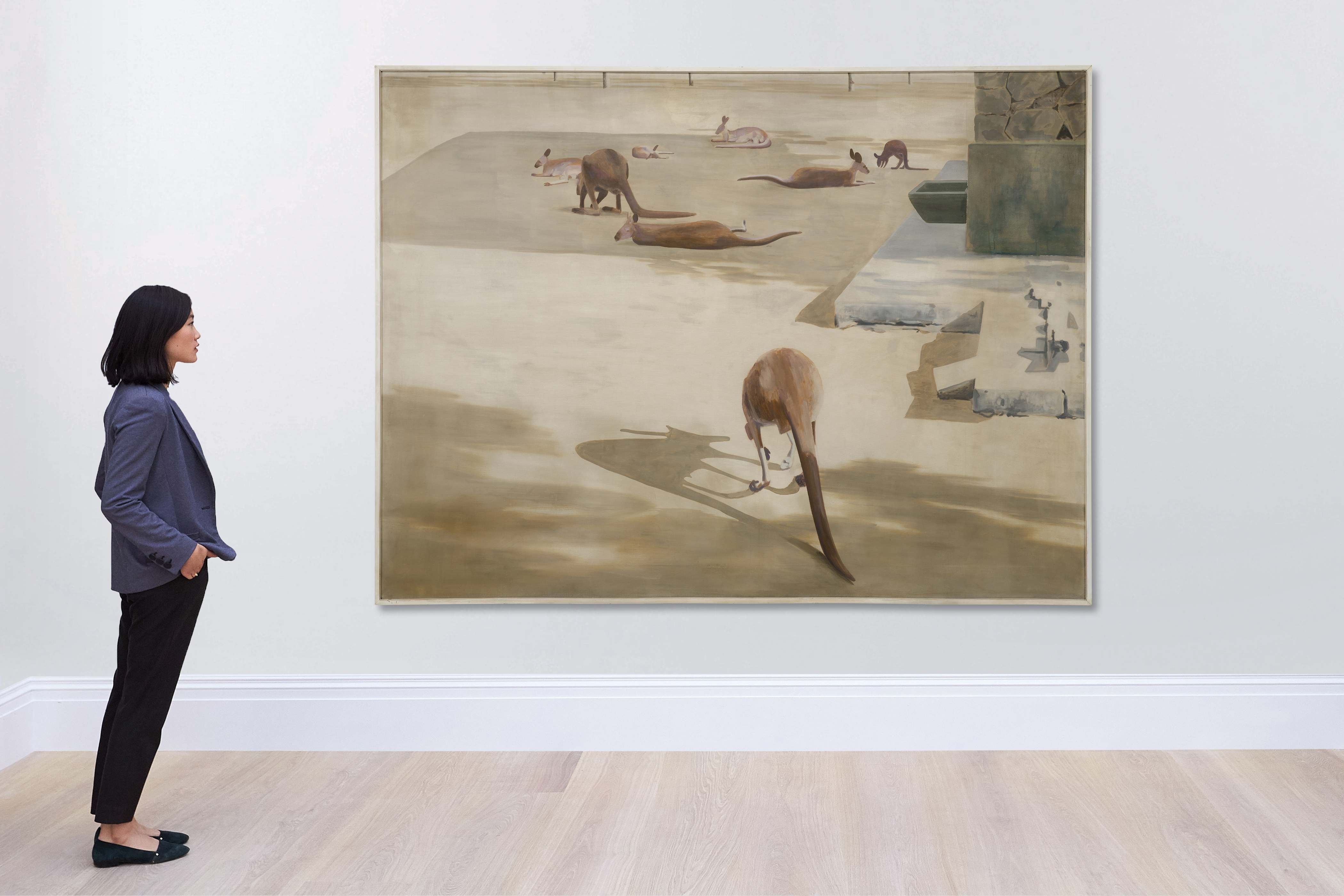 Gilles Aillaud | Kangourous (1970) | MutualArt