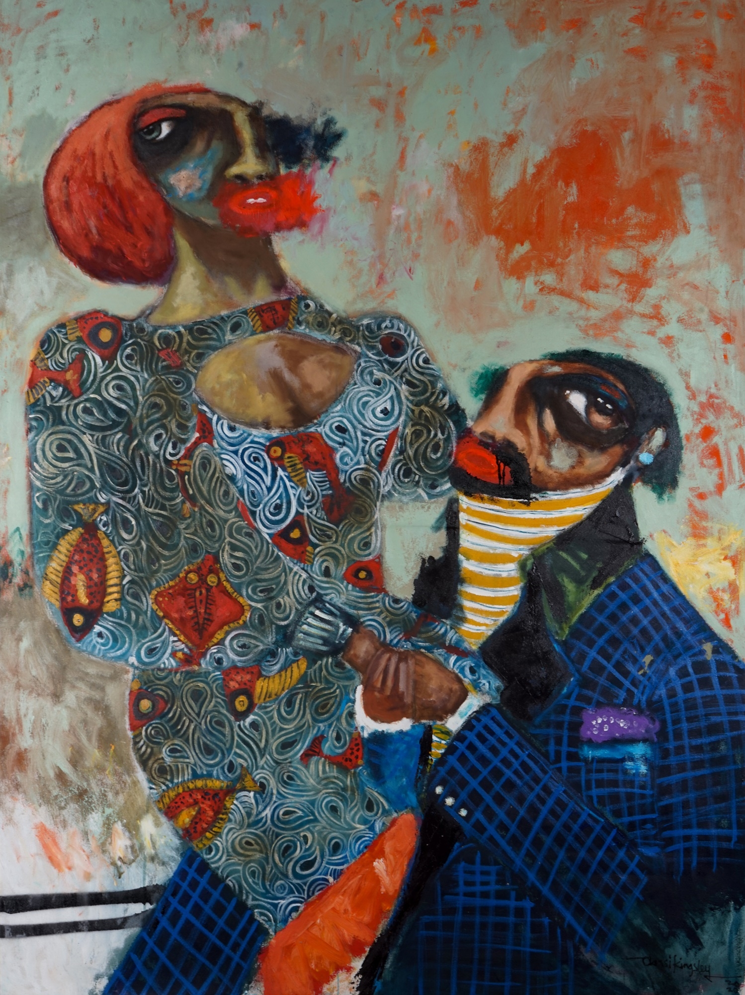 Kingsley Obasi | Family Portrait (2020) | MutualArt