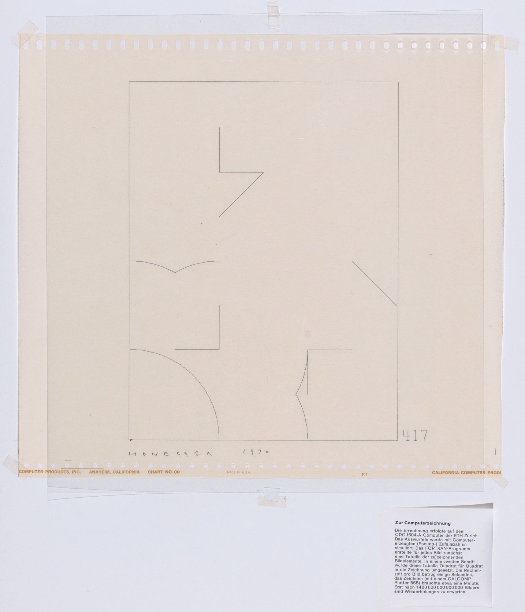 Gottfried Honegger | Computerzeichnungen (1970) | MutualArt