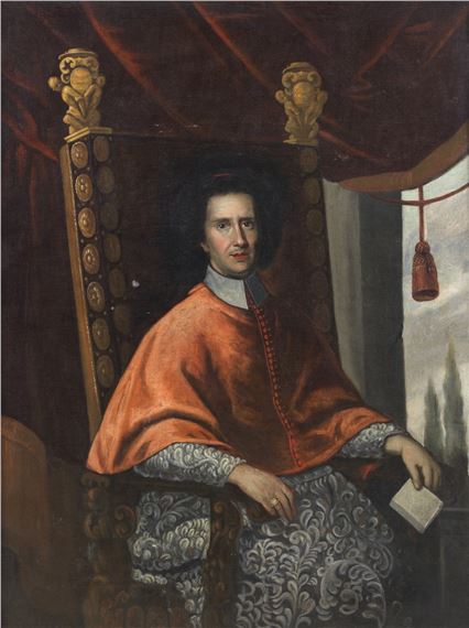 Roman School, 17th Century | Portrait of Cardinal Pietro Ottoboni ...