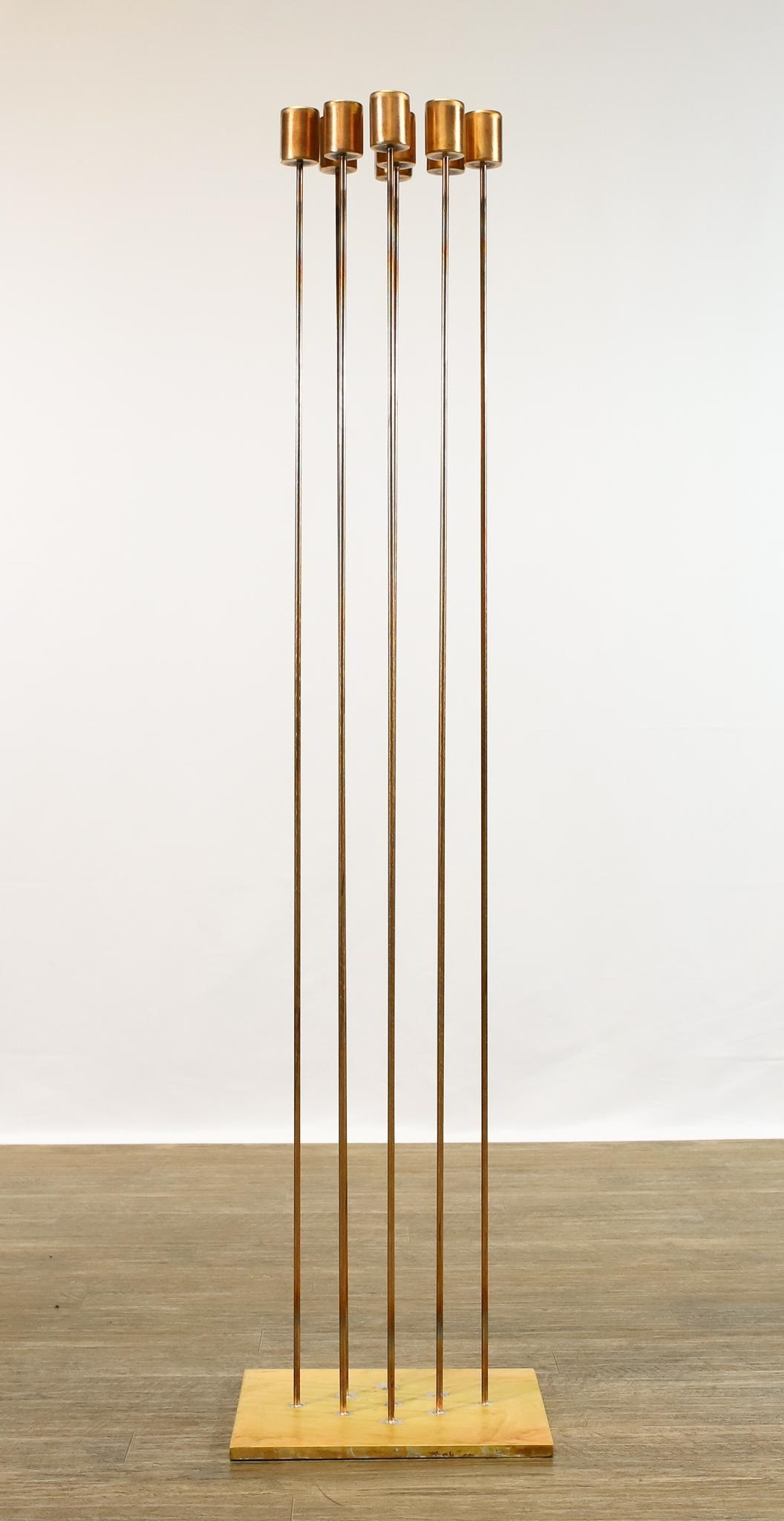 Val Bertoia | Nine heavy copper tops silvered to beryllium-copper rods ...