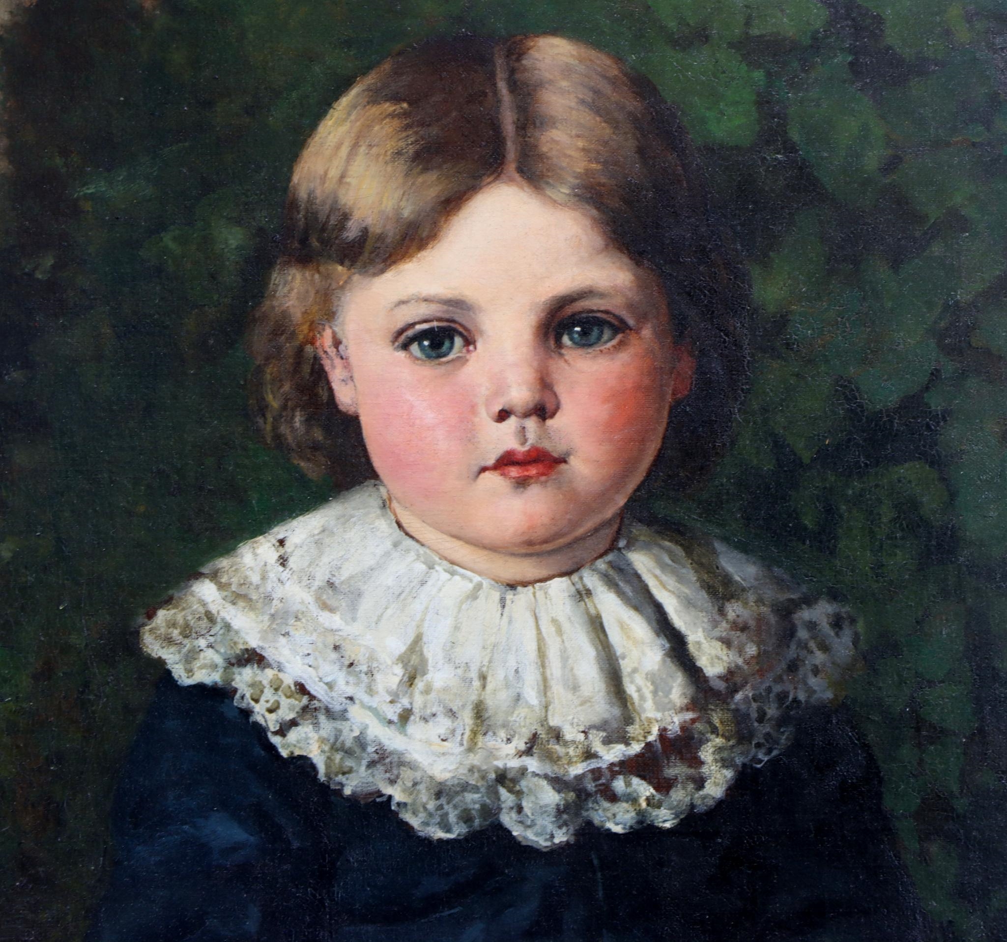 Charles Franklin Tuttle | Seated portrait of a young child feeding a ...
