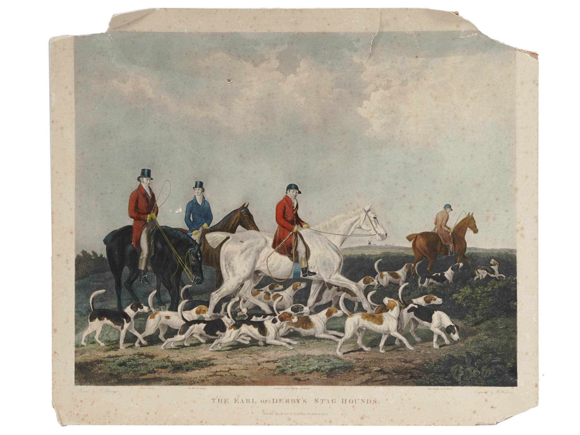 James Barenger | The Earl of Derbys Stag Hounds | MutualArt