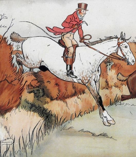 Harry Eliott | Chasse à courre, le passage de la haie | MutualArt