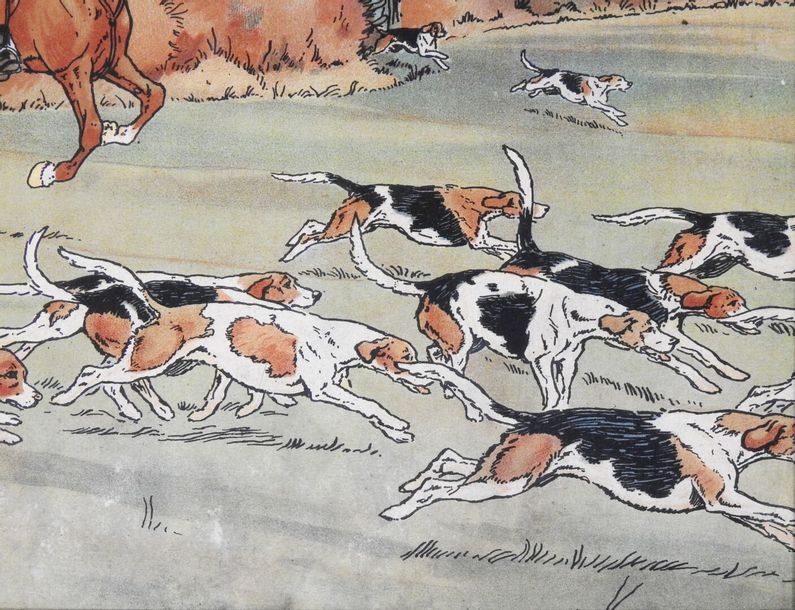 Harry Eliott | Chasse à courre, le passage de la haie | MutualArt