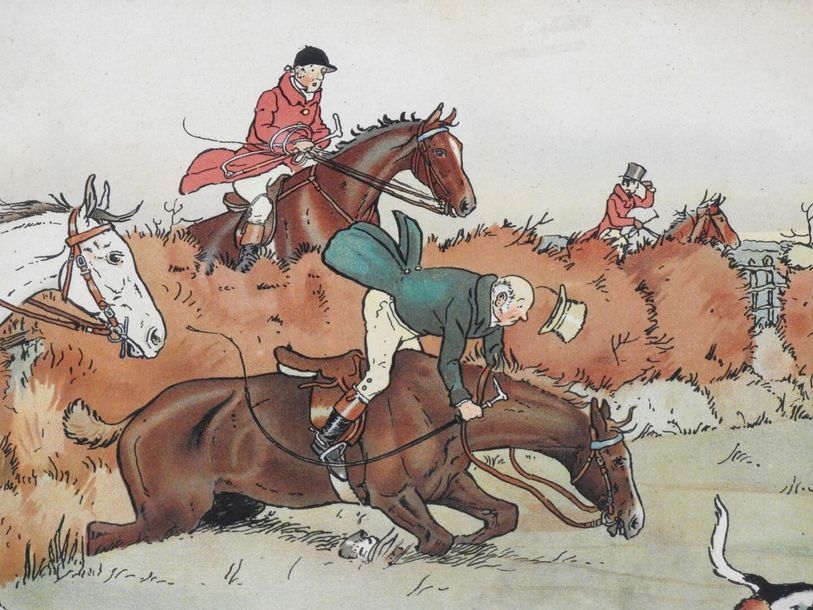 Harry Eliott | Chasse à courre, le passage de la haie | MutualArt