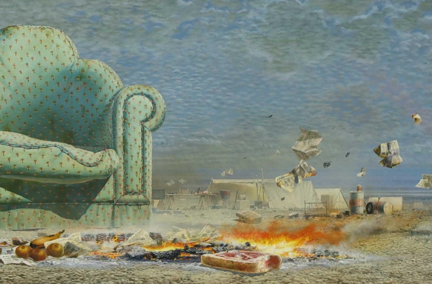 Tim Storrier | The Waiting Room | MutualArt