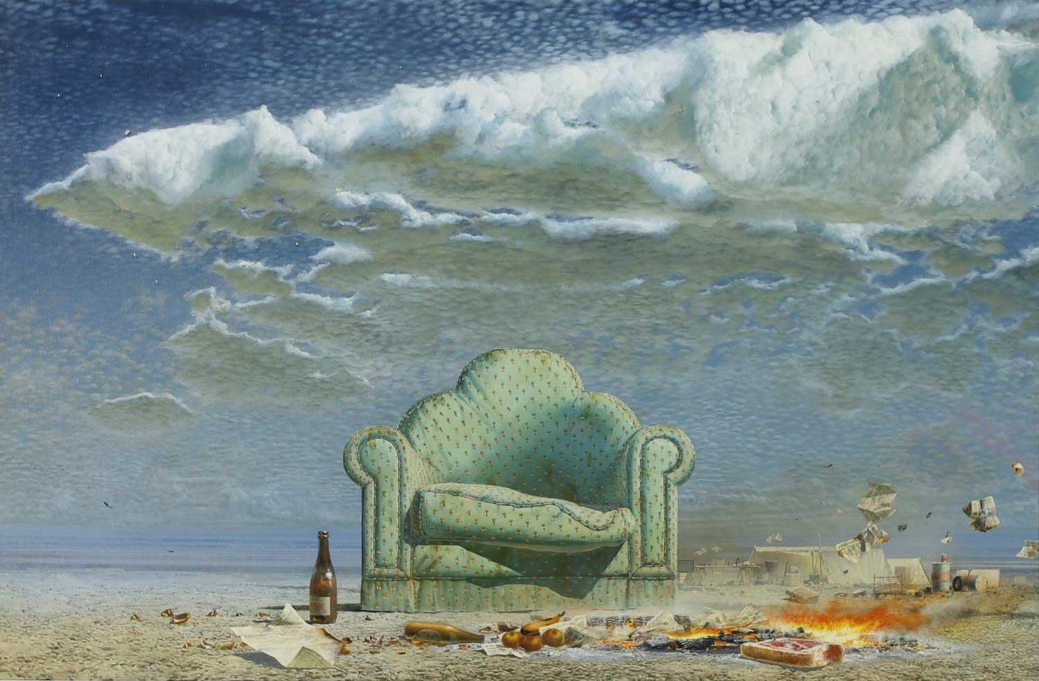 Tim Storrier | The Waiting Room | MutualArt