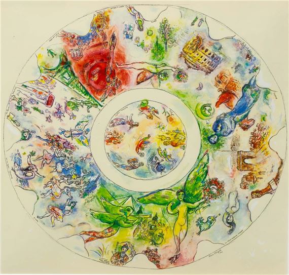 Marc Chagall | Paris Opera House Ceiling | MutualArt