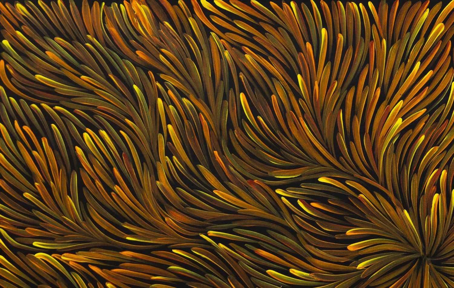 Patrick Rumble Kemarre | Bush Medicine Leaves (2021) | MutualArt