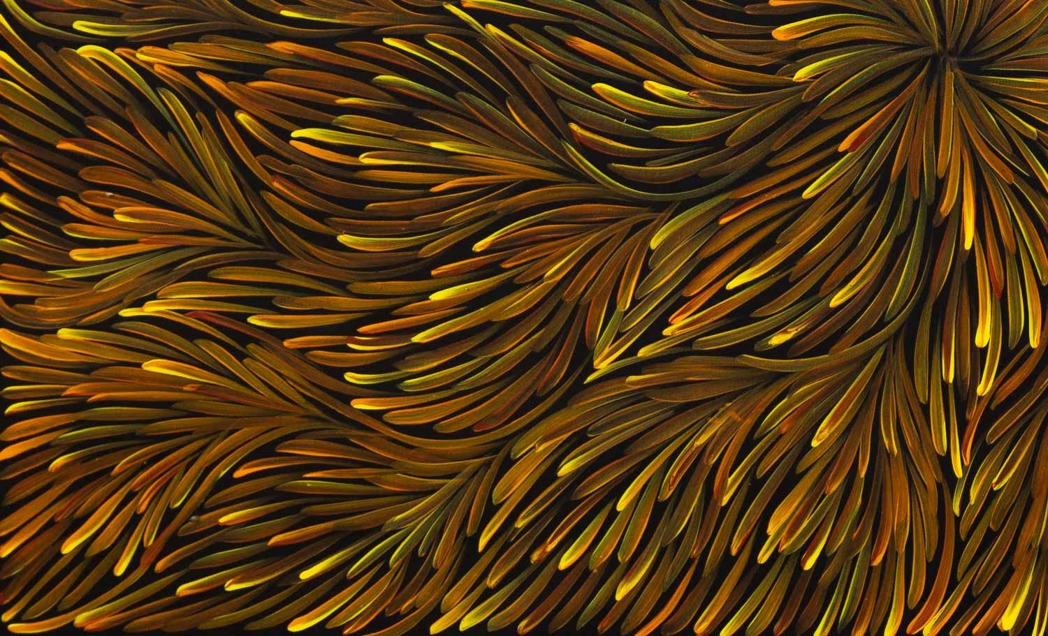 Patrick Rumble Kemarre | Bush Medicine Leaves (2021) | MutualArt