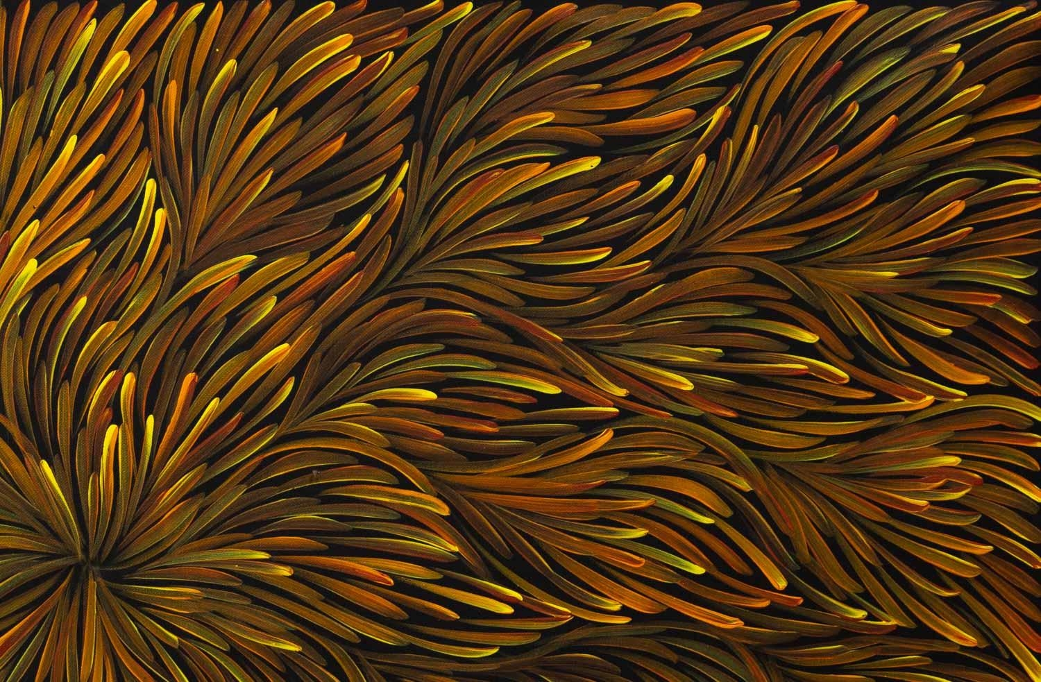 Patrick Rumble Kemarre | Bush Medicine Leaves (2021) | MutualArt