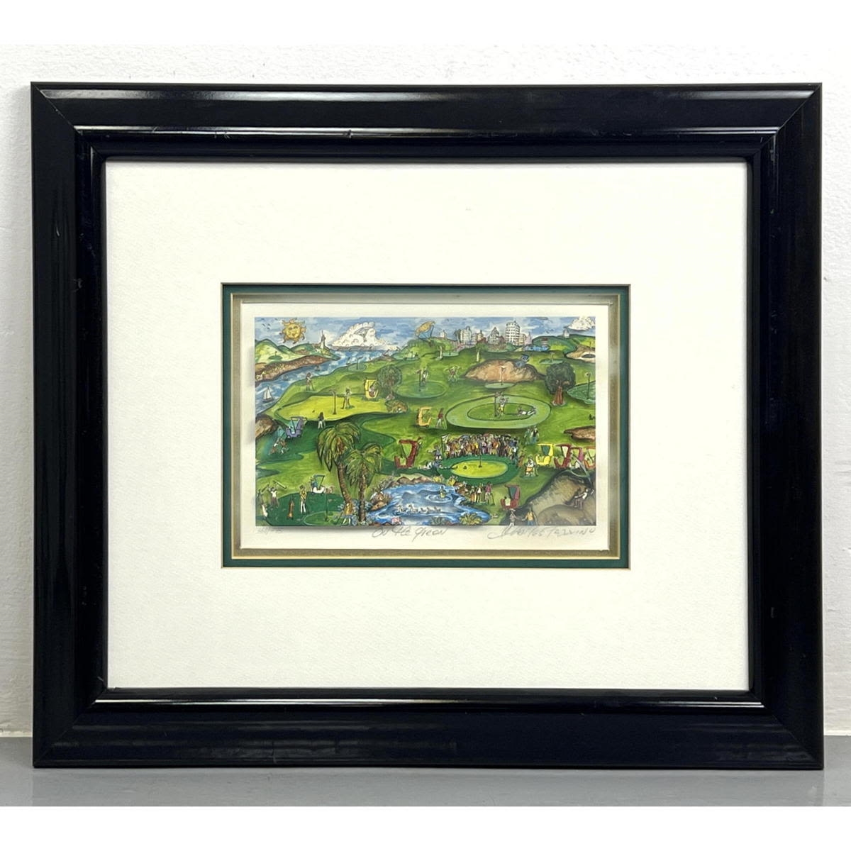 Charles Fazzino | On the Green | MutualArt